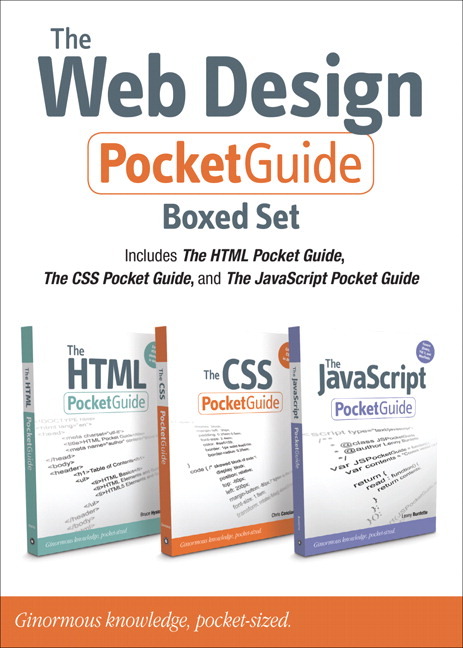 Pearson Education Web Design Pocket Guide Boxed Set Includes The Html Pocket Guide The