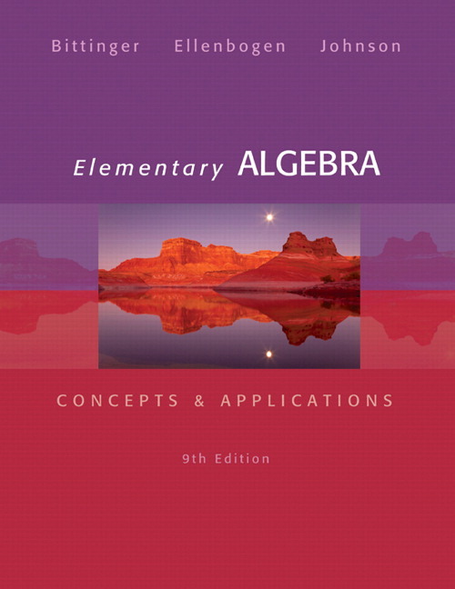 Pearson Education - Elementary Algebra