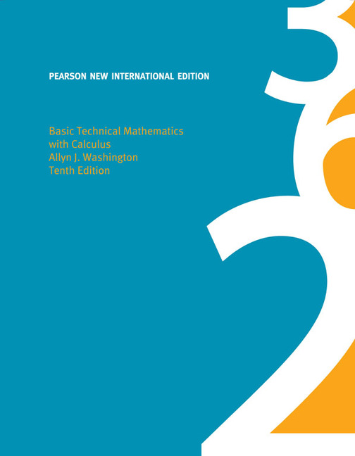 Pearson Education - Basic Technical Mathematics with Calculus: Pearson ...